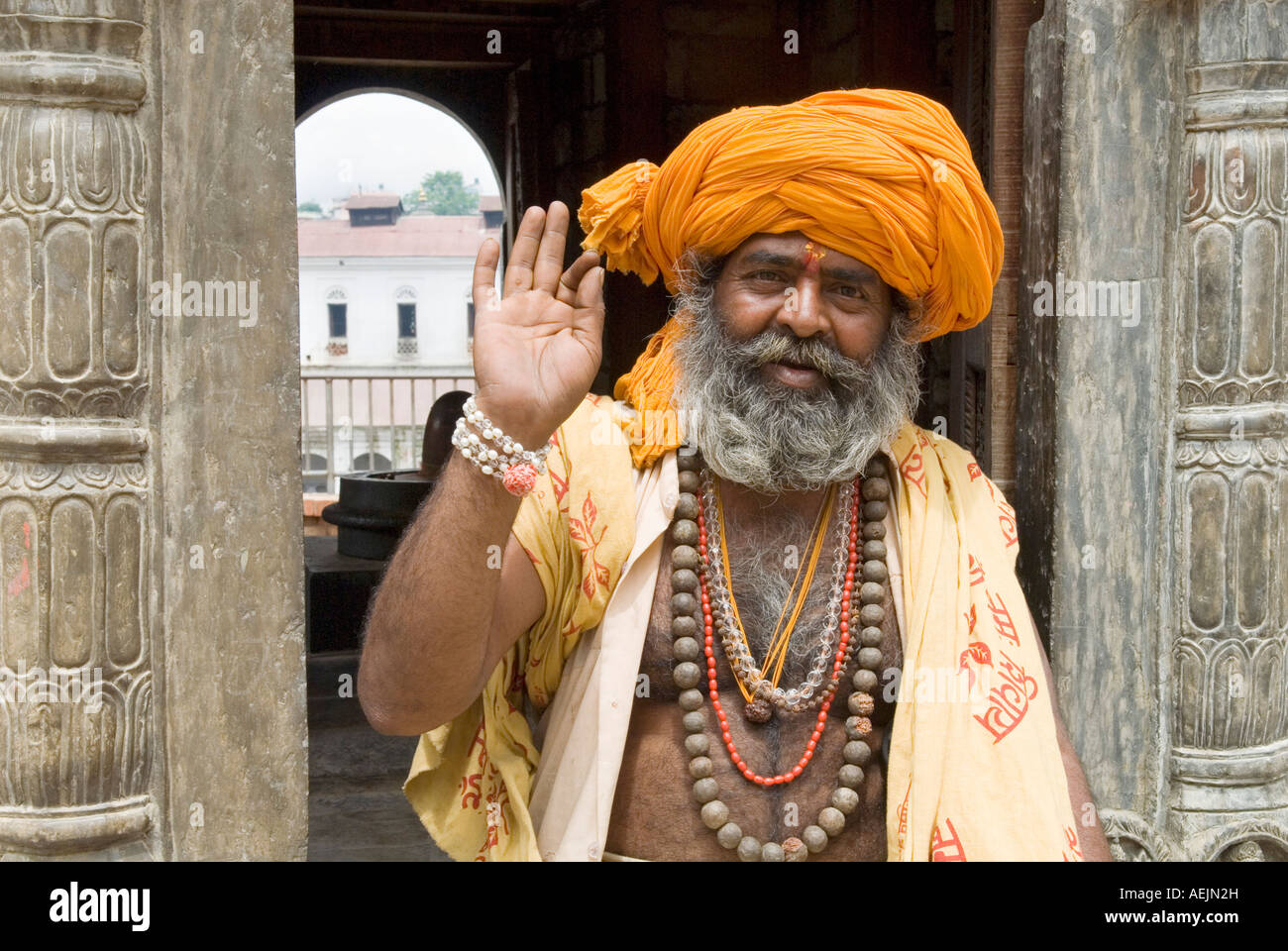 Sadhu, holy man, Pashupatinath, Kathmandu, Nepal Stock Photo - Alamy
