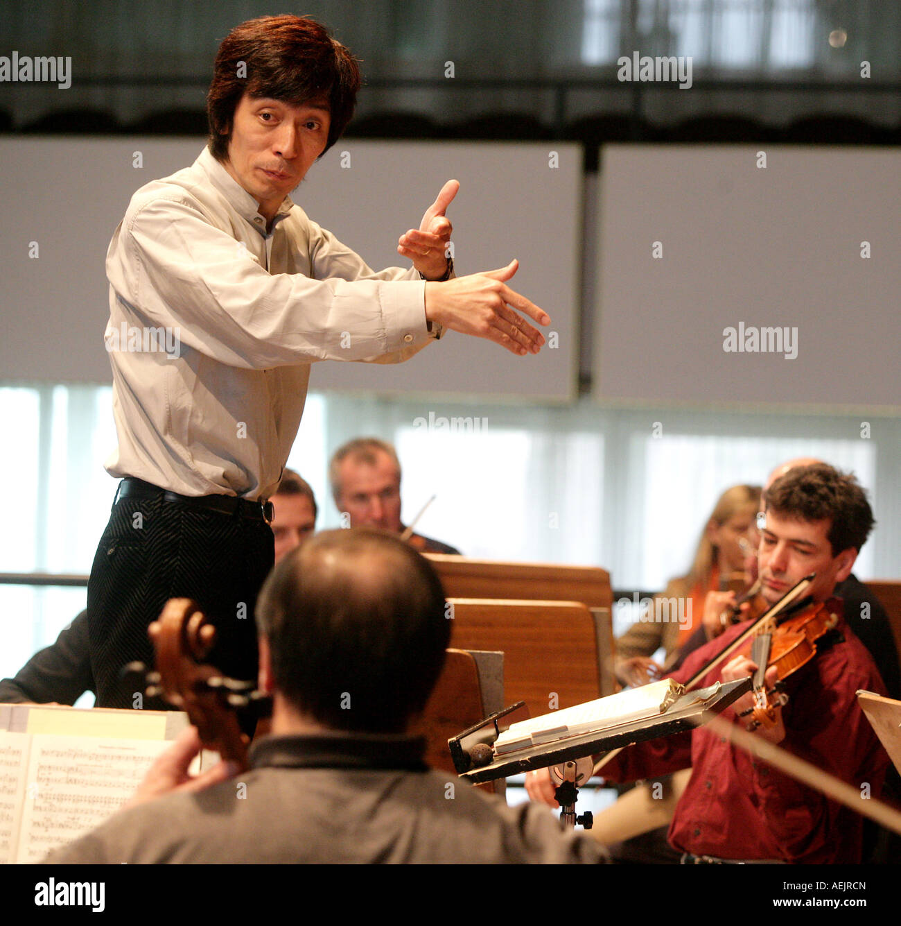 The Japanese conductor Yukio Kitahara Stock Photo - Alamy