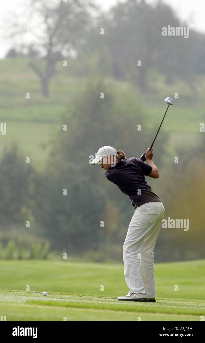 German Golfer Saskia Hausladen Stock Photo - Alamy