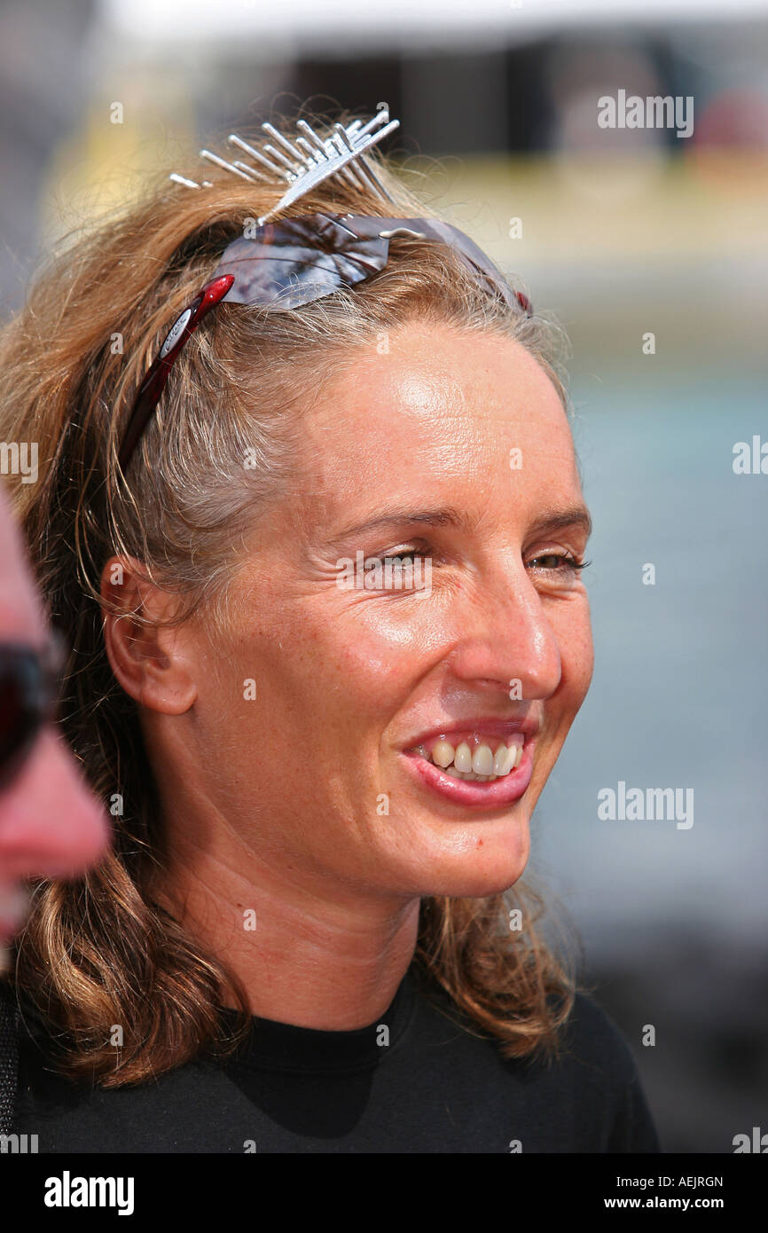 Triathlet Natascha Badmann Stock Photo - Alamy