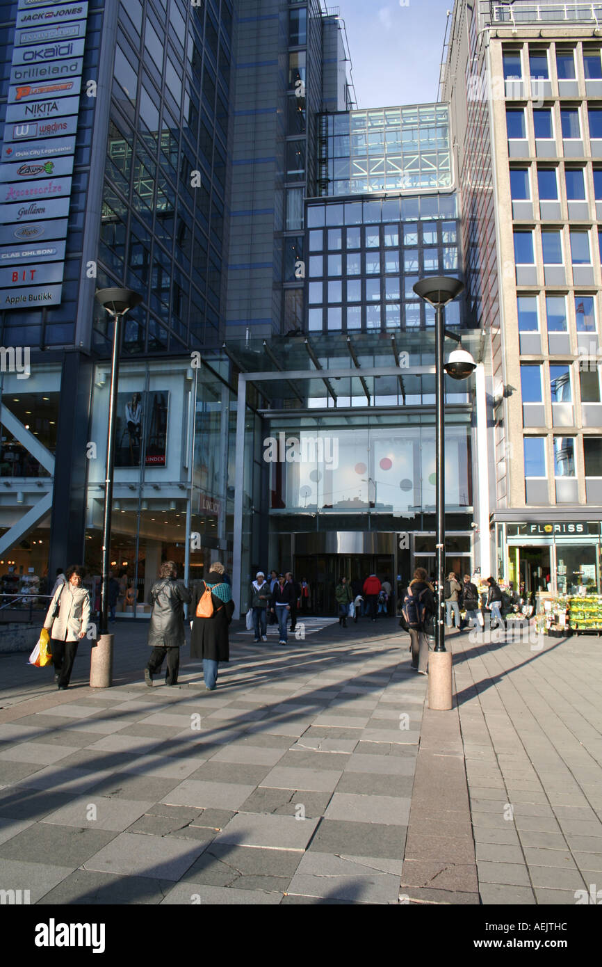 Oslo city shopping mall hi-res stock photography and images - Alamy