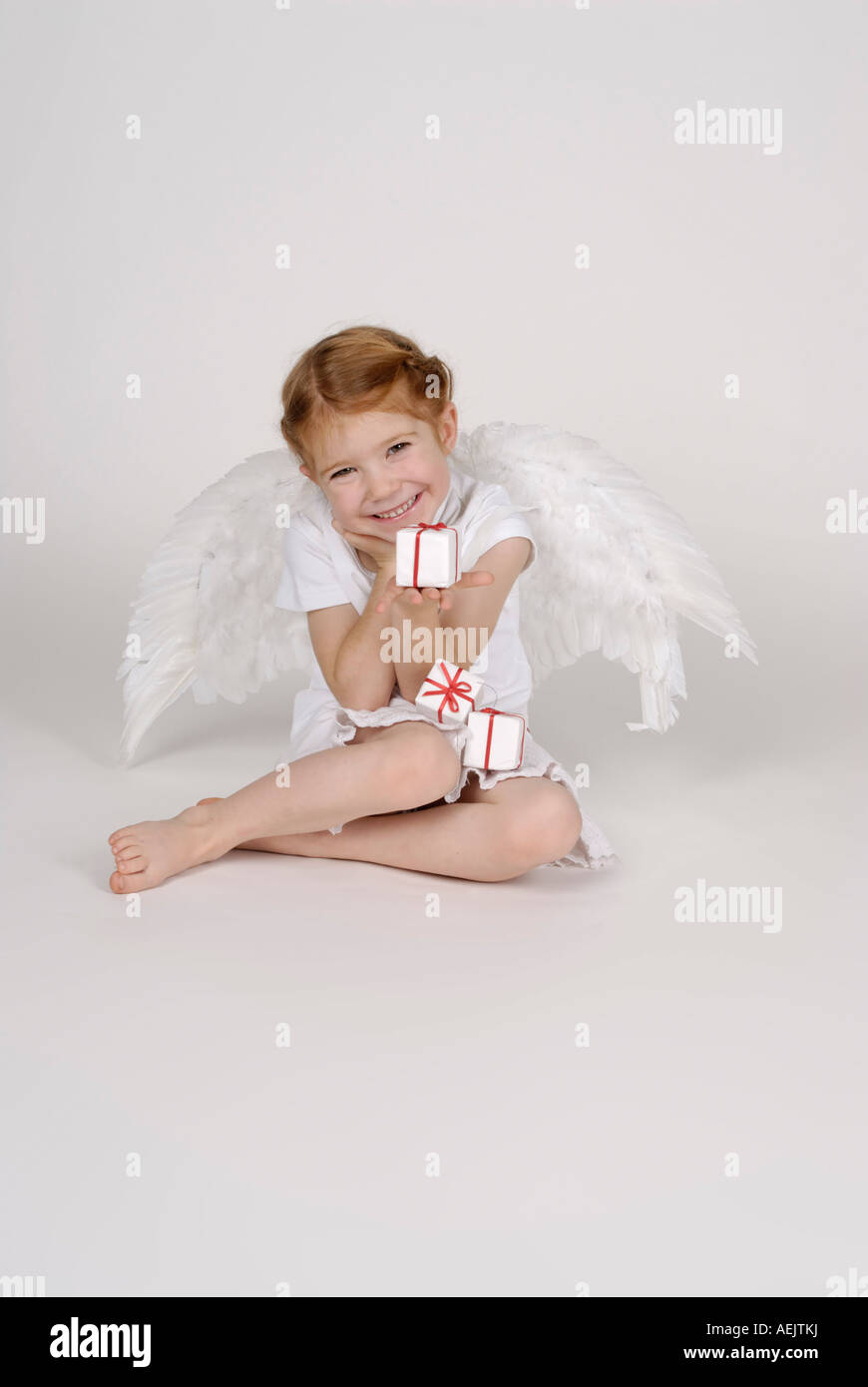 Little christmas angel Stock Photo - Alamy