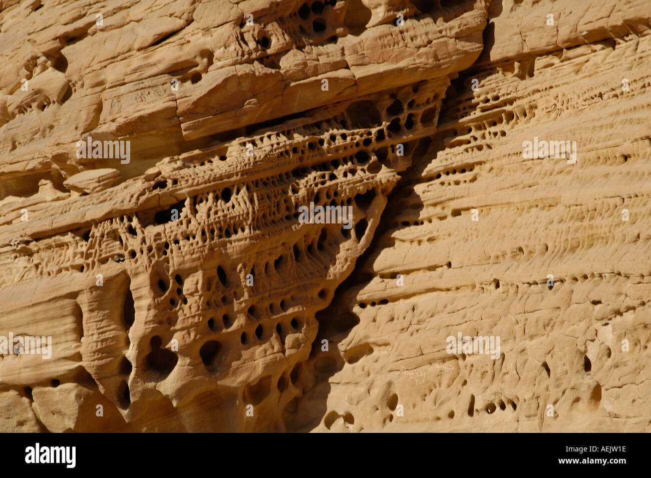 Weathered rock formation in Sinai Desert, Egypt Stock Photo - Alamy