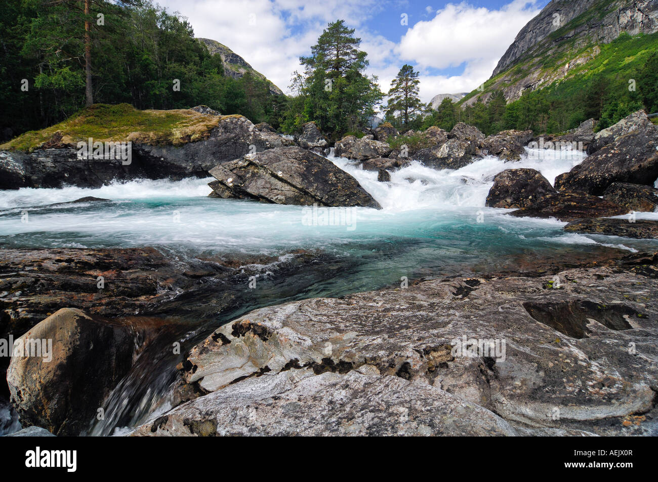 River, Jotunheimen National Park, Norway, Scandinavia Stock Photo - Alamy