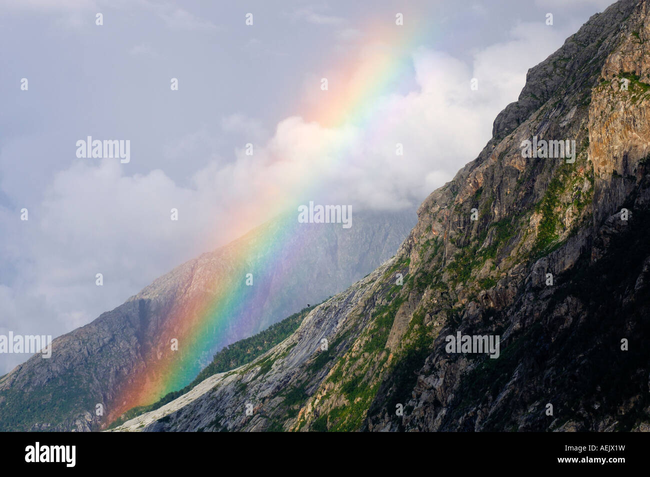 Rainbow, Norway, Scandinavia Stock Photo - Alamy