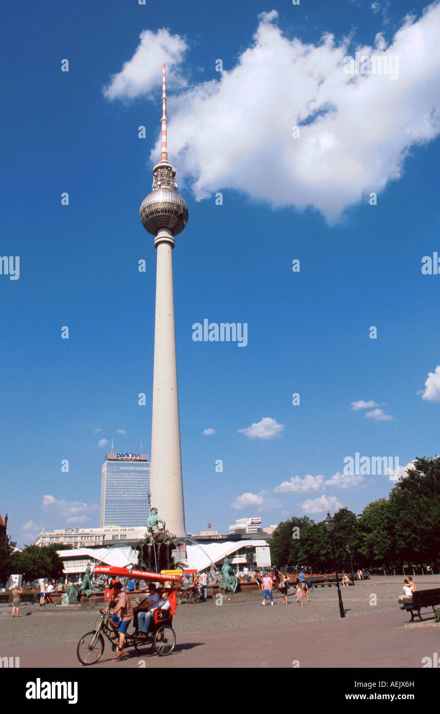 Alexanderplatz, television tower, Berlin, Germany Stock Photo - Alamy