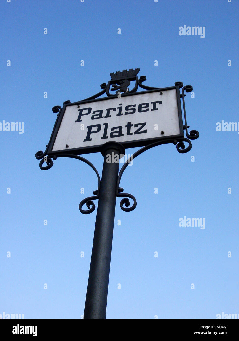 Pariser Platz, sign, Berlin, Germany Stock Photo - Alamy