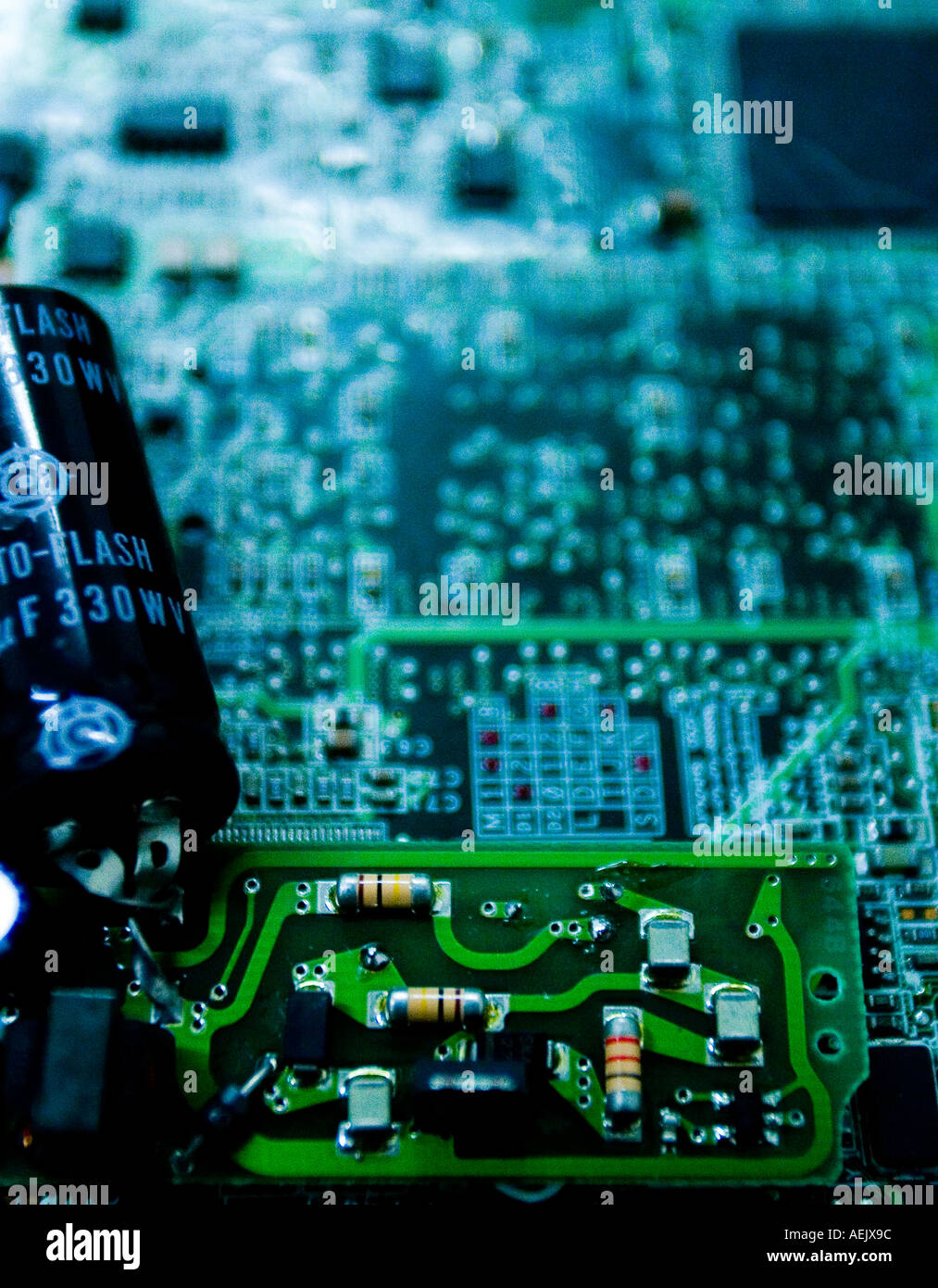Silicon Chip; Computer; board Stock Photo - Alamy