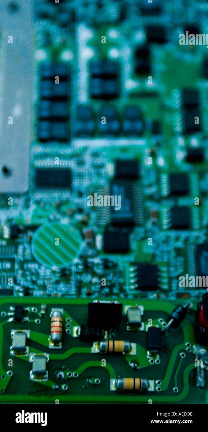 Silicon Chip; Computer; board Stock Photo - Alamy