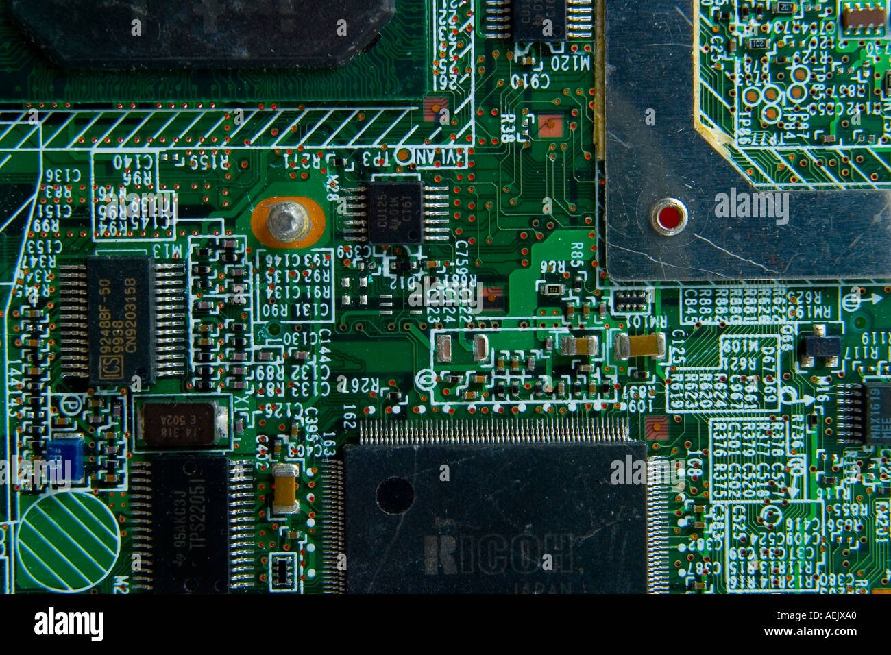 Silicon Chip; Computer; board Stock Photo - Alamy