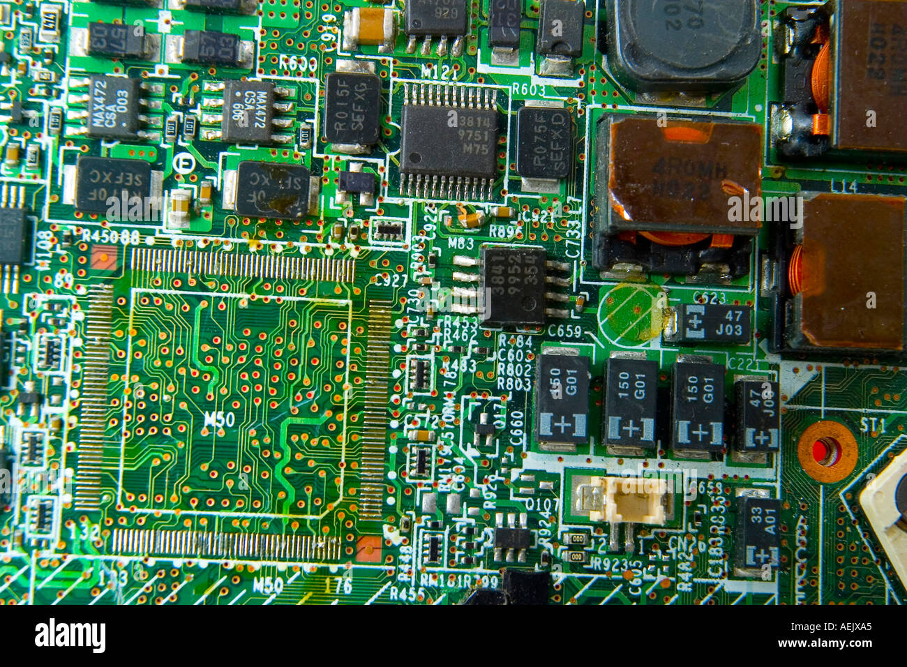 Silicon Chip; Computer; board Stock Photo - Alamy