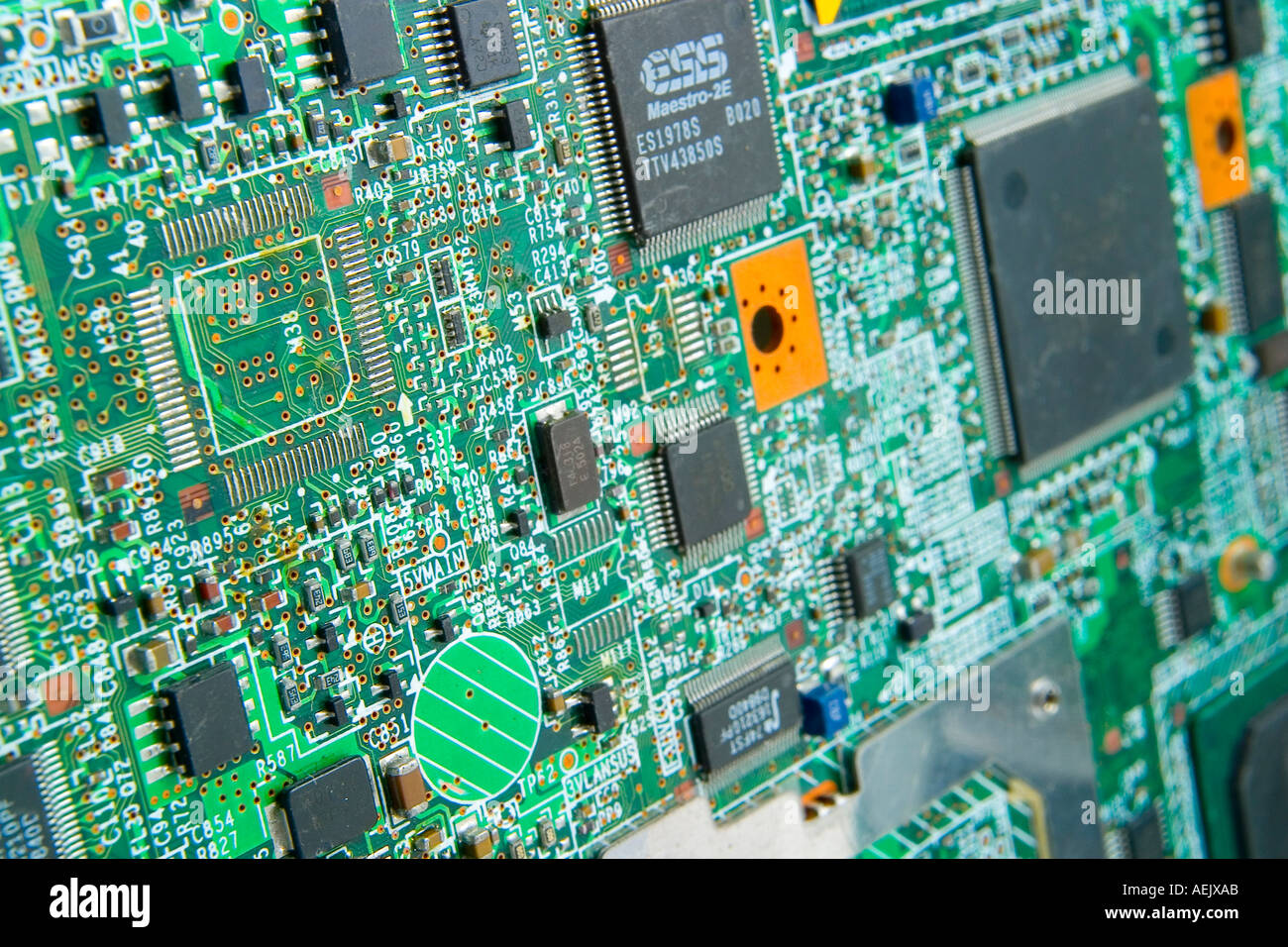 Silicon Chip; Computer; board Stock Photo - Alamy