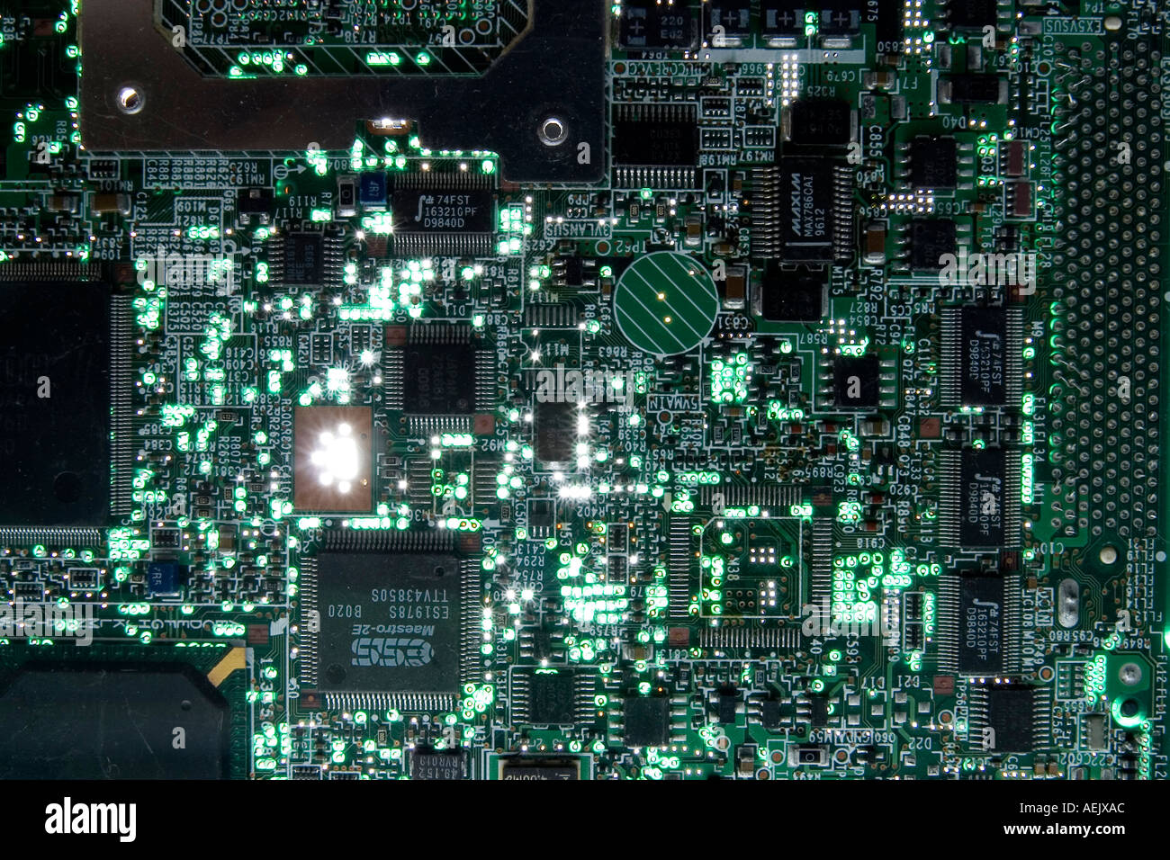 Silicon Chip; Computer; board Stock Photo - Alamy