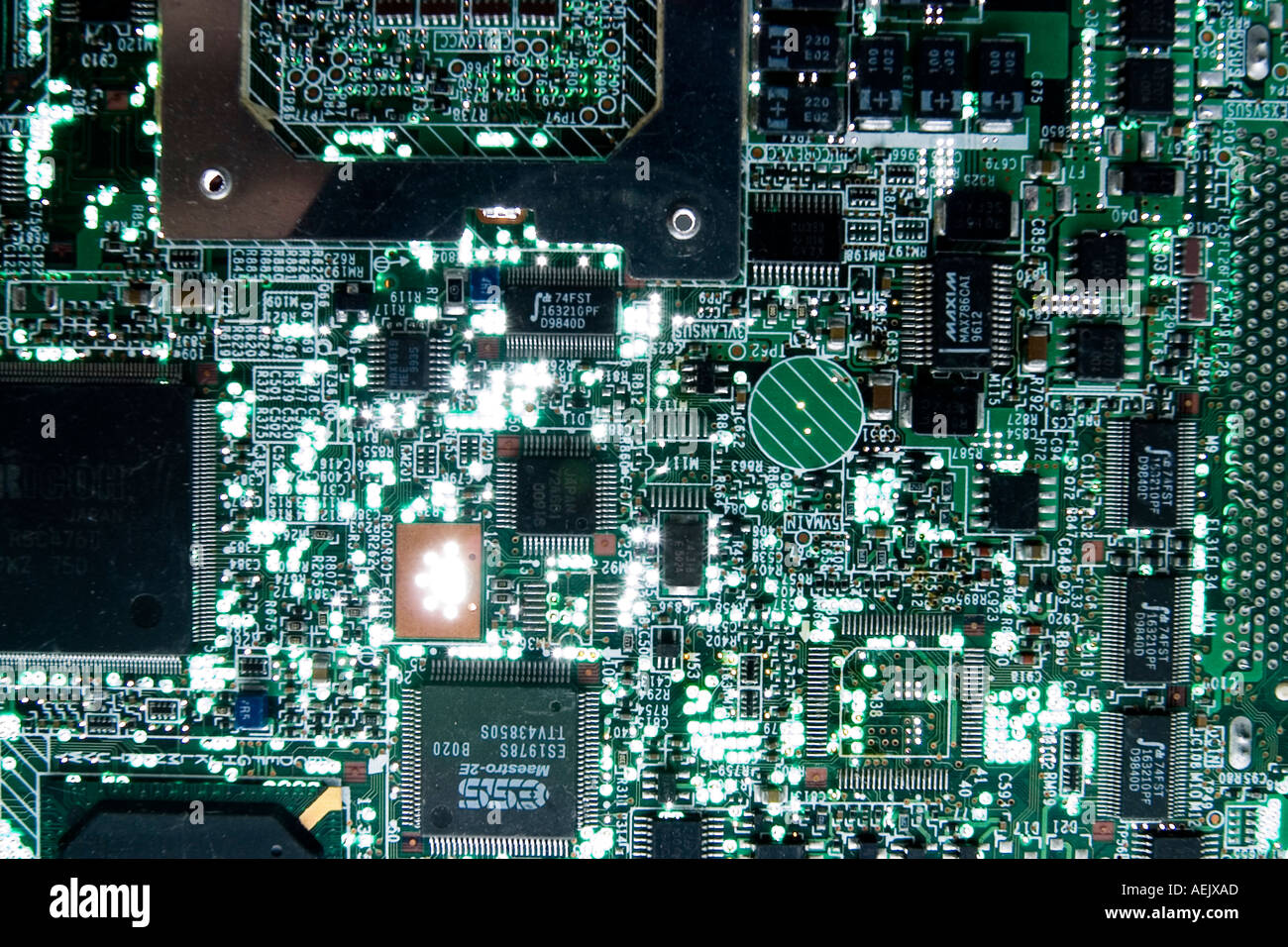 Silicon Chip; Computer; board Stock Photo - Alamy