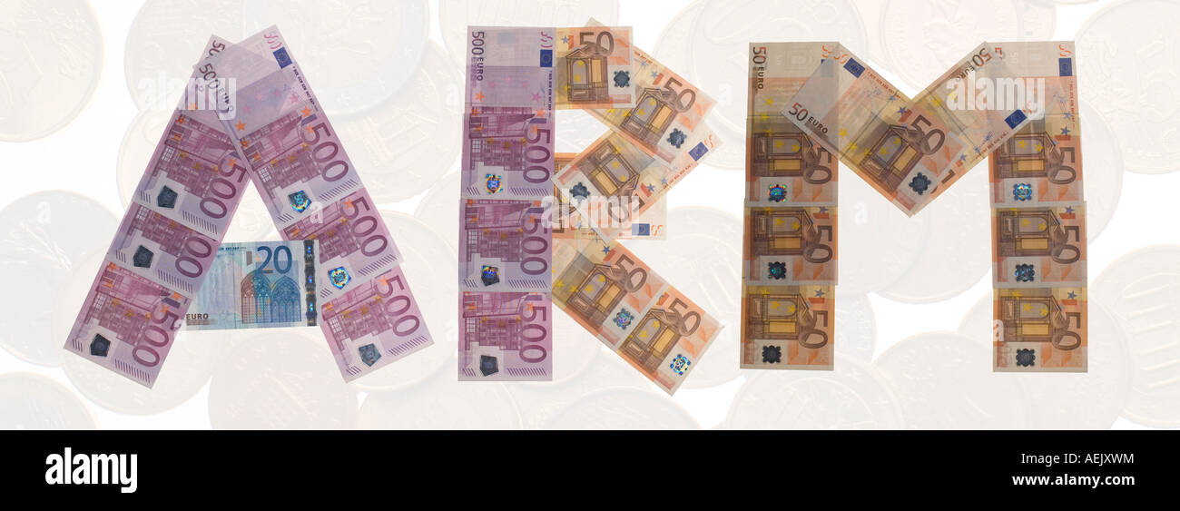 Arm/poor, written with bank notes Stock Photo - Alamy