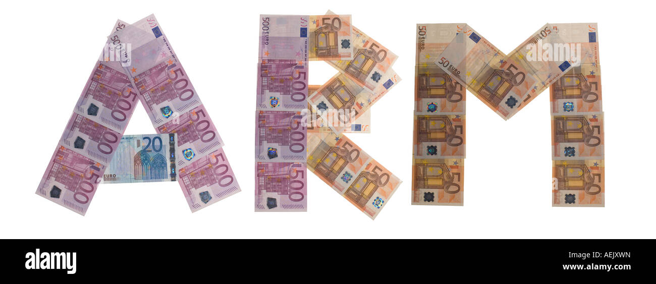 Arm/poor, written with bank notes Stock Photo - Alamy