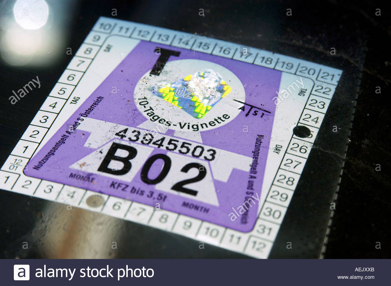 Autobahn Vignette Stock Photos & Autobahn Vignette Stock Images - Alamy