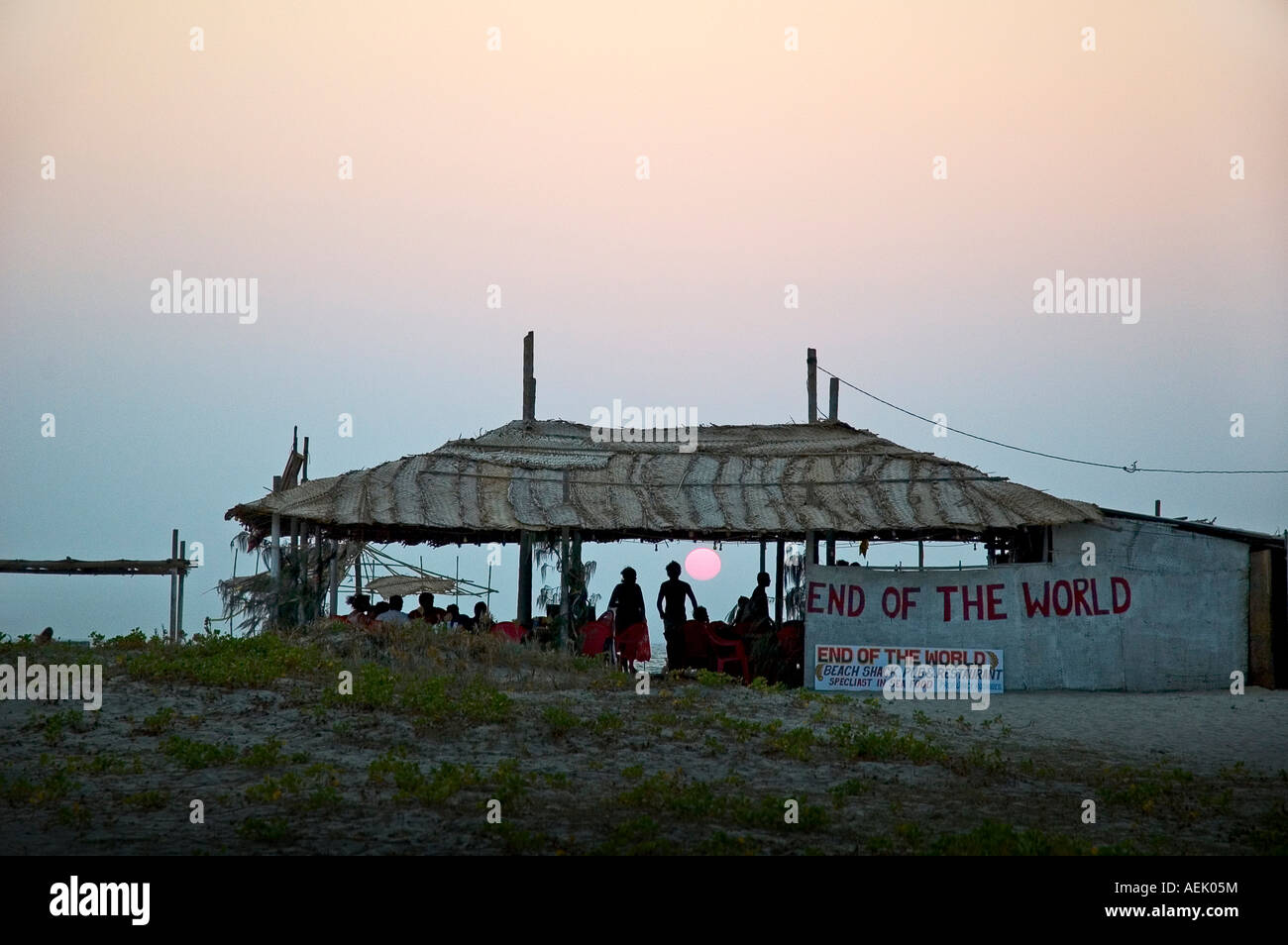 Beach bar, Goa, India Stock Photo - Alamy
