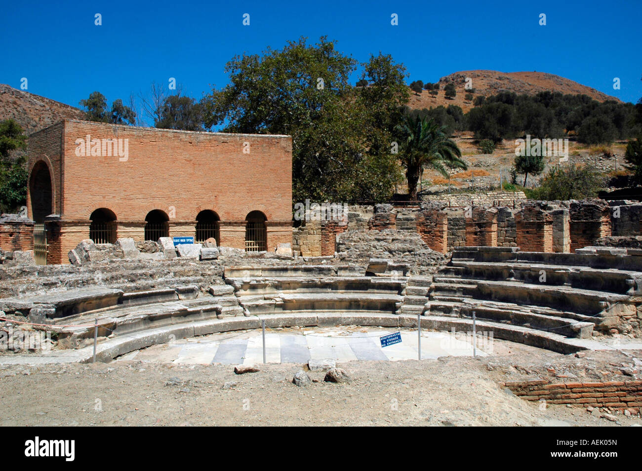 Amphitheatre, Knossos, Crete, Greece Stock Photo - Alamy