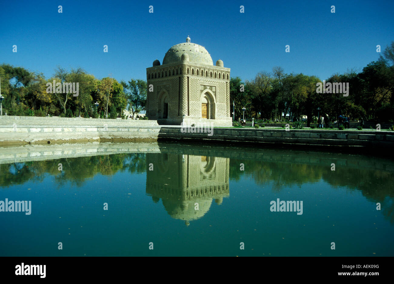 Samanids mausoleum, Bukhara, Uzbekistan Stock Photo - Alamy