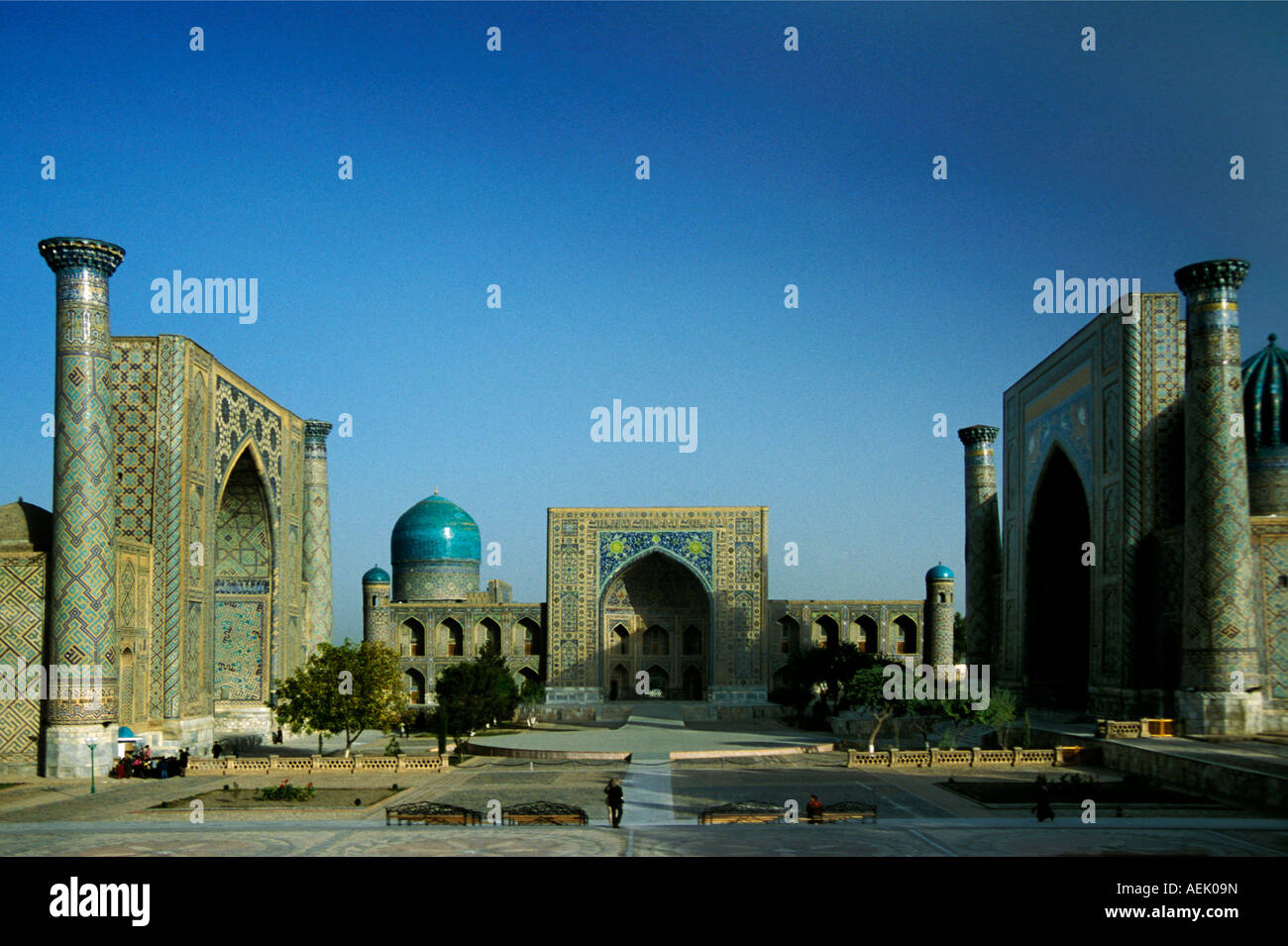 Registan square in Samarkand, Uzbekistan Stock Photo - Alamy