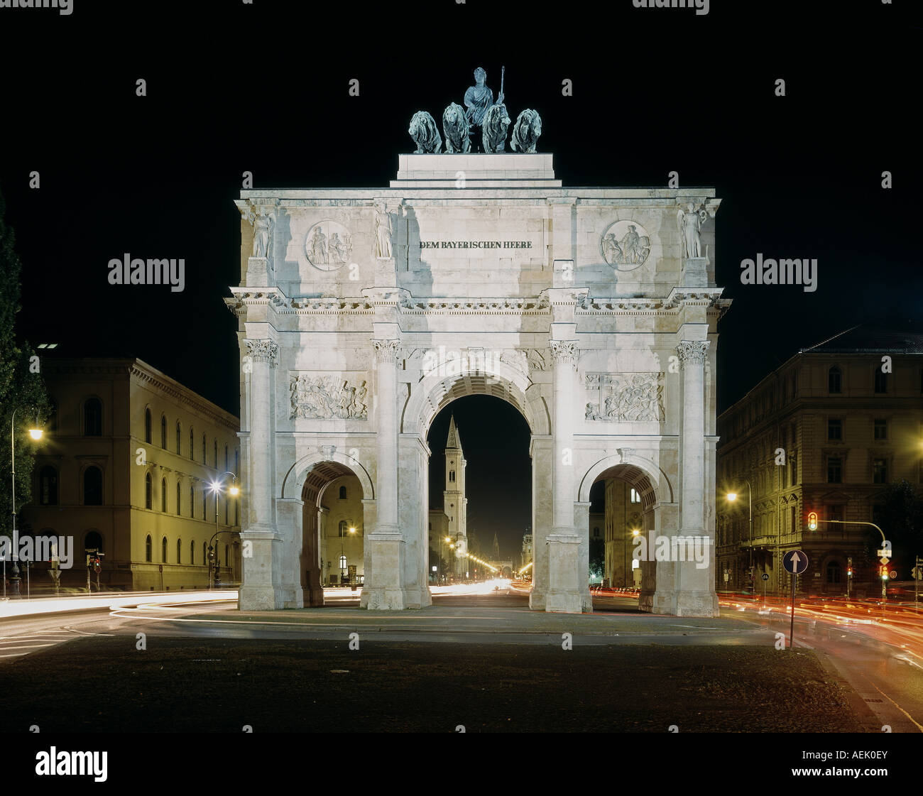 Siegestor, Munich, Bavaria, Germany Stock Photo - Alamy