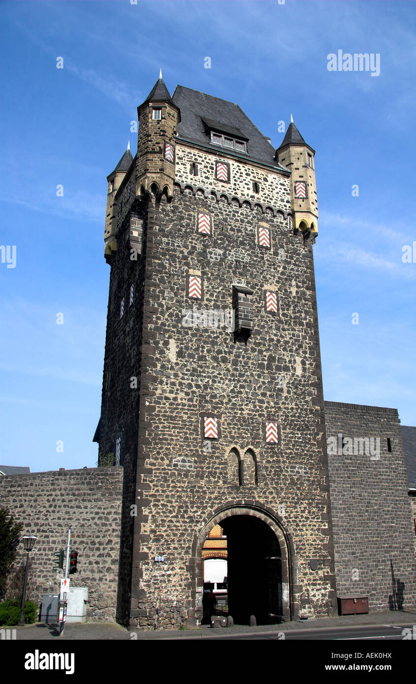 Obertor, Medieval town gate in Mayen, Rhineland-Palatinate, Germany ...