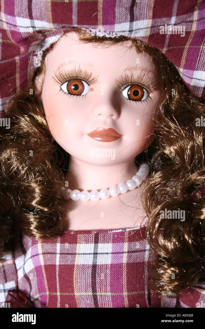 Portrait of a doll Stock Photo - Alamy