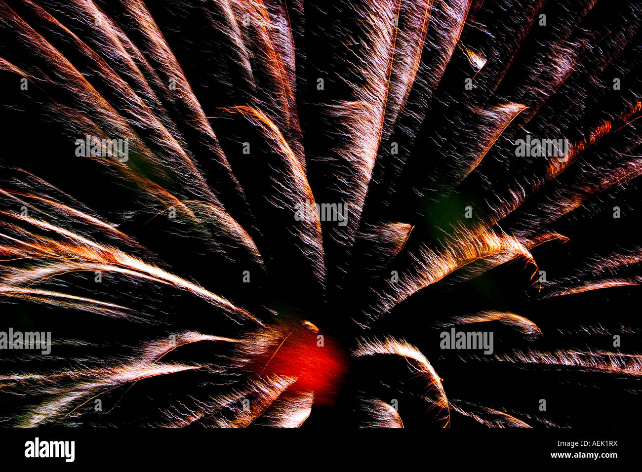 Fireworks, flaming stars Stock Photo - Alamy