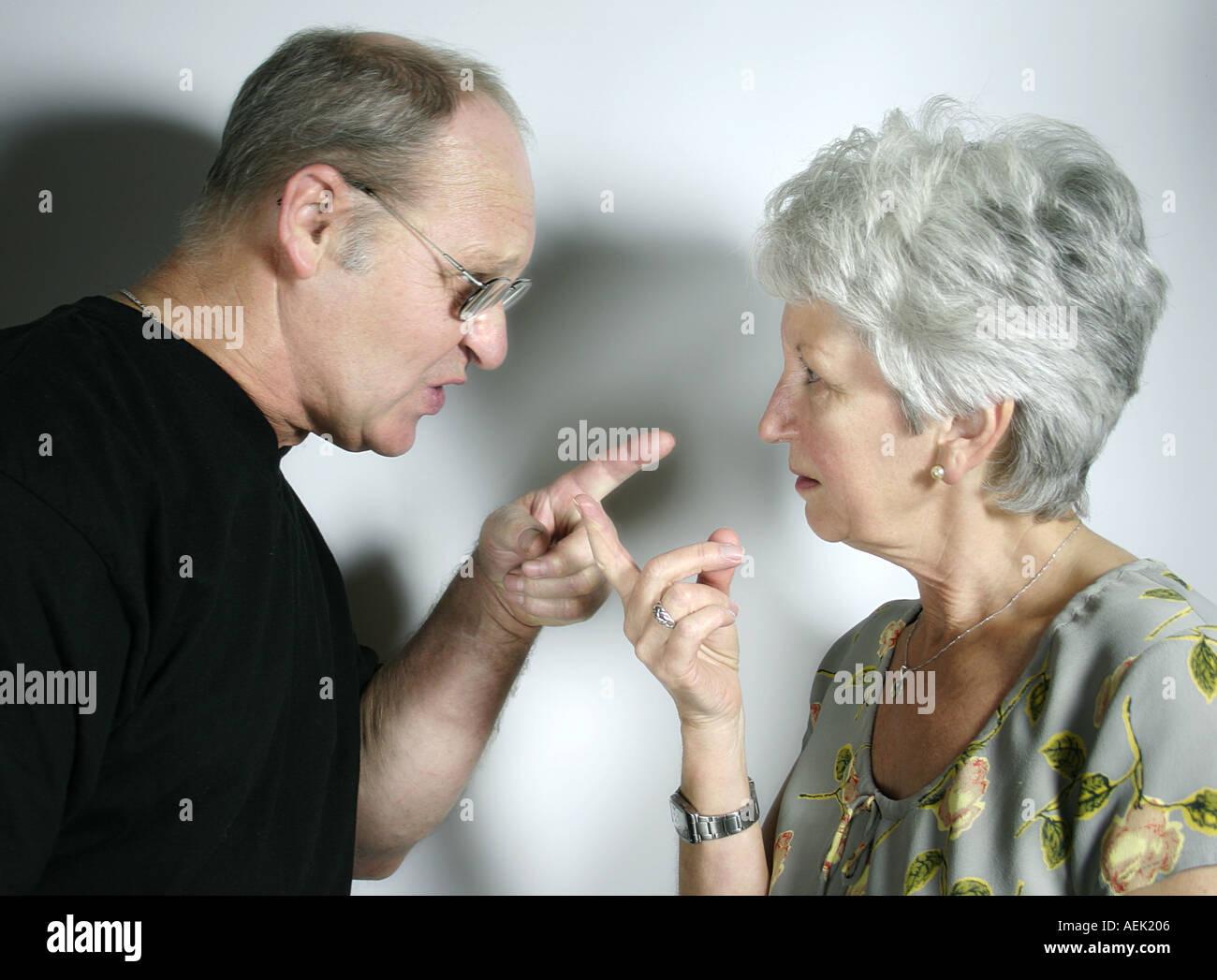 Woman accuse man hi-res stock photography and images - Alamy