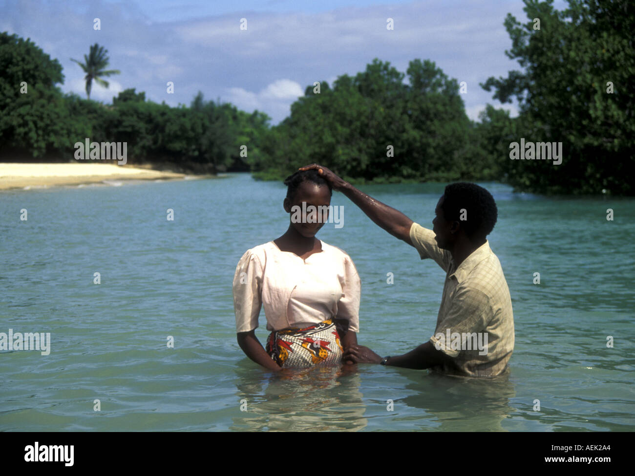 Immersion baptism hi-res stock photography and images - Alamy