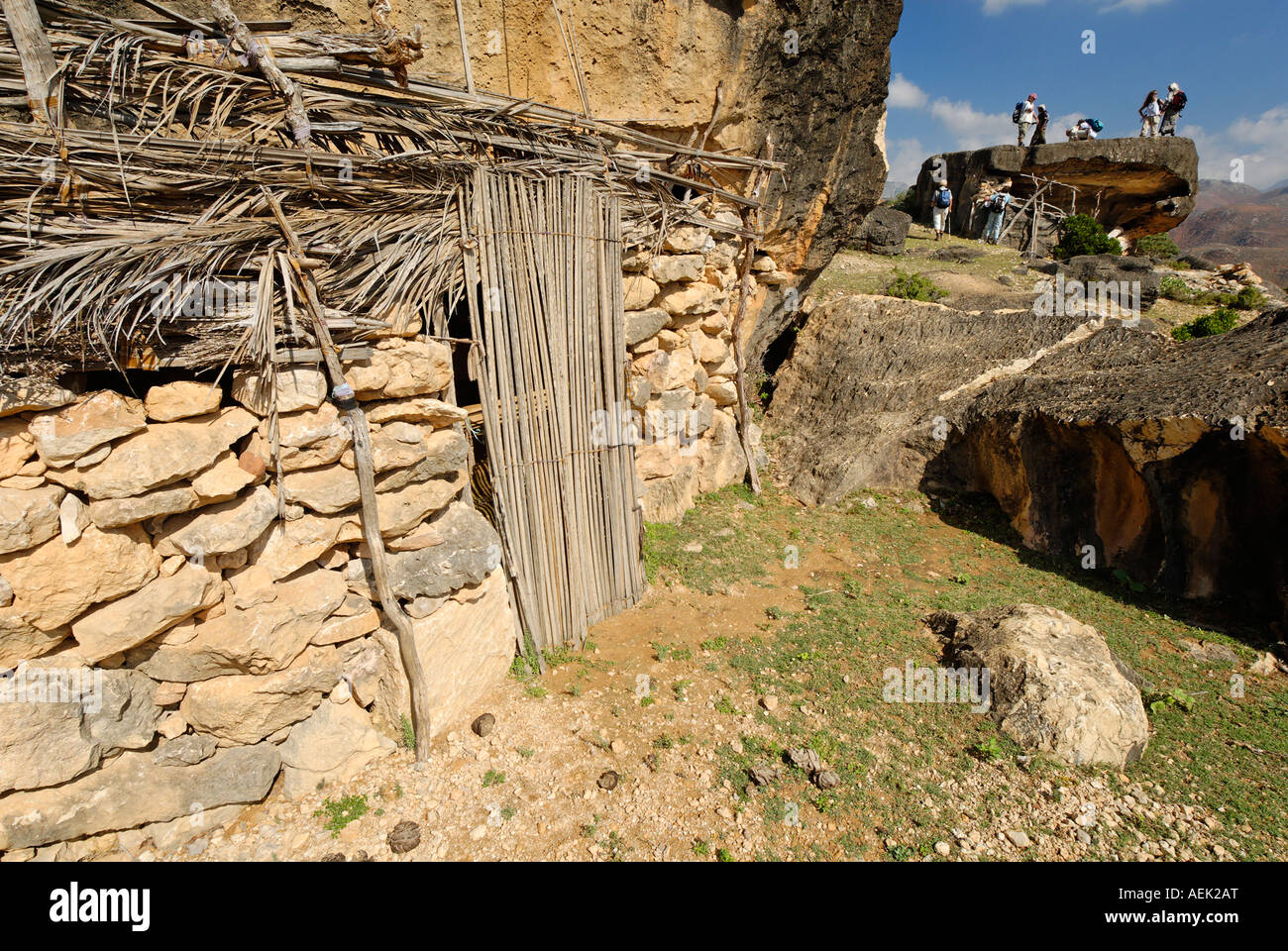 Historic cliff dwelling on Socotra island, Yemen Stock Photo - Alamy