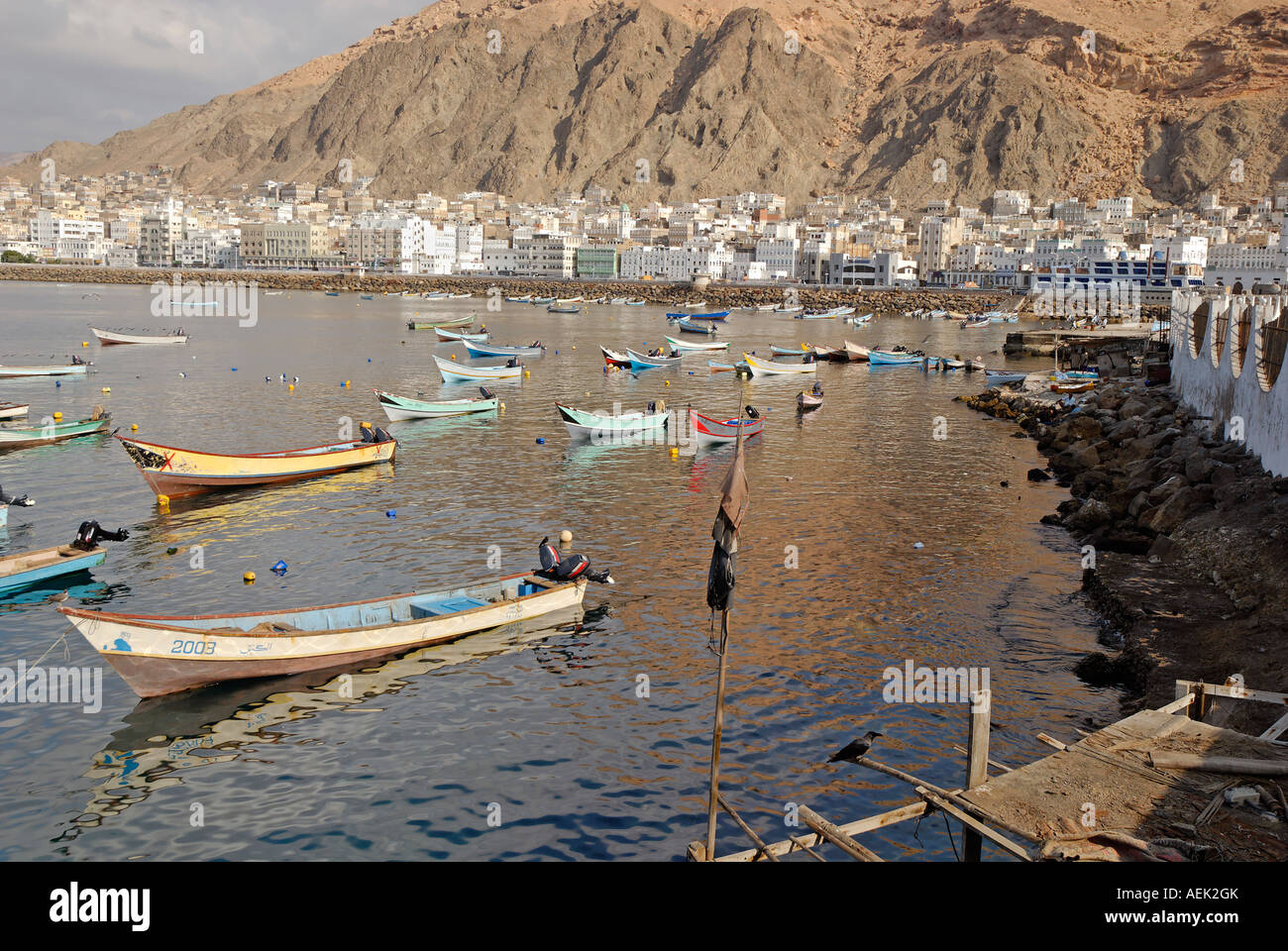 Harbor of Al Mukalla, Mukalla, Yemen Stock Photo - Alamy