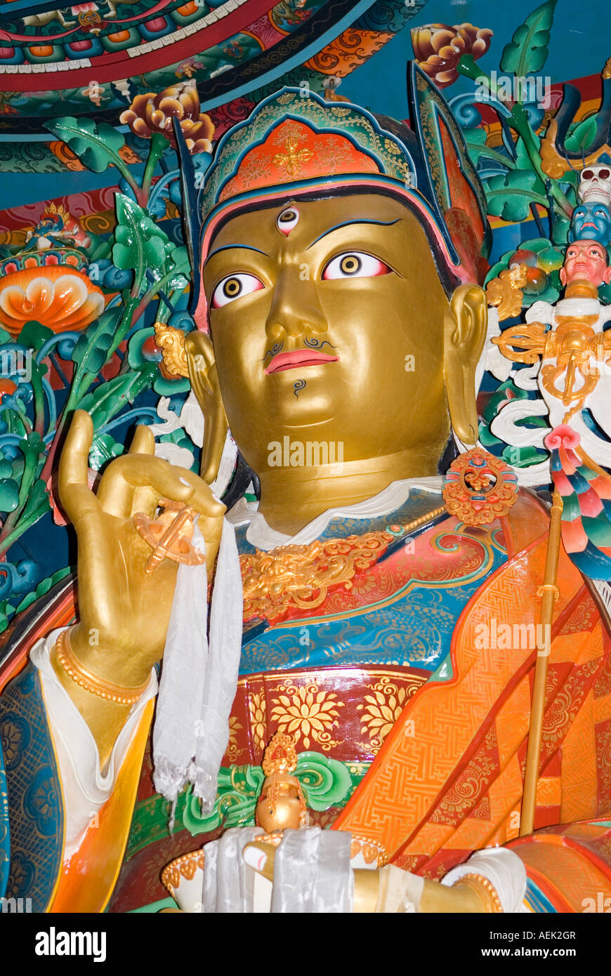 Buddha display at a buddhist temple, Kathmandu, Nepal Stock Photo - Alamy
