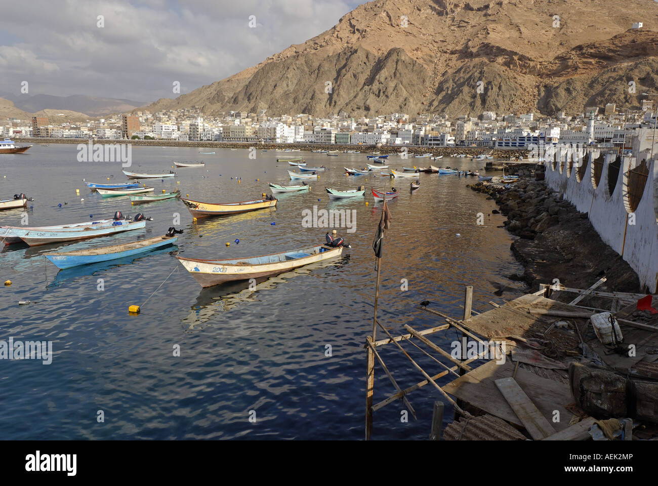 Harbor of Al Mukalla, Mukalla, Yemen Stock Photo - Alamy