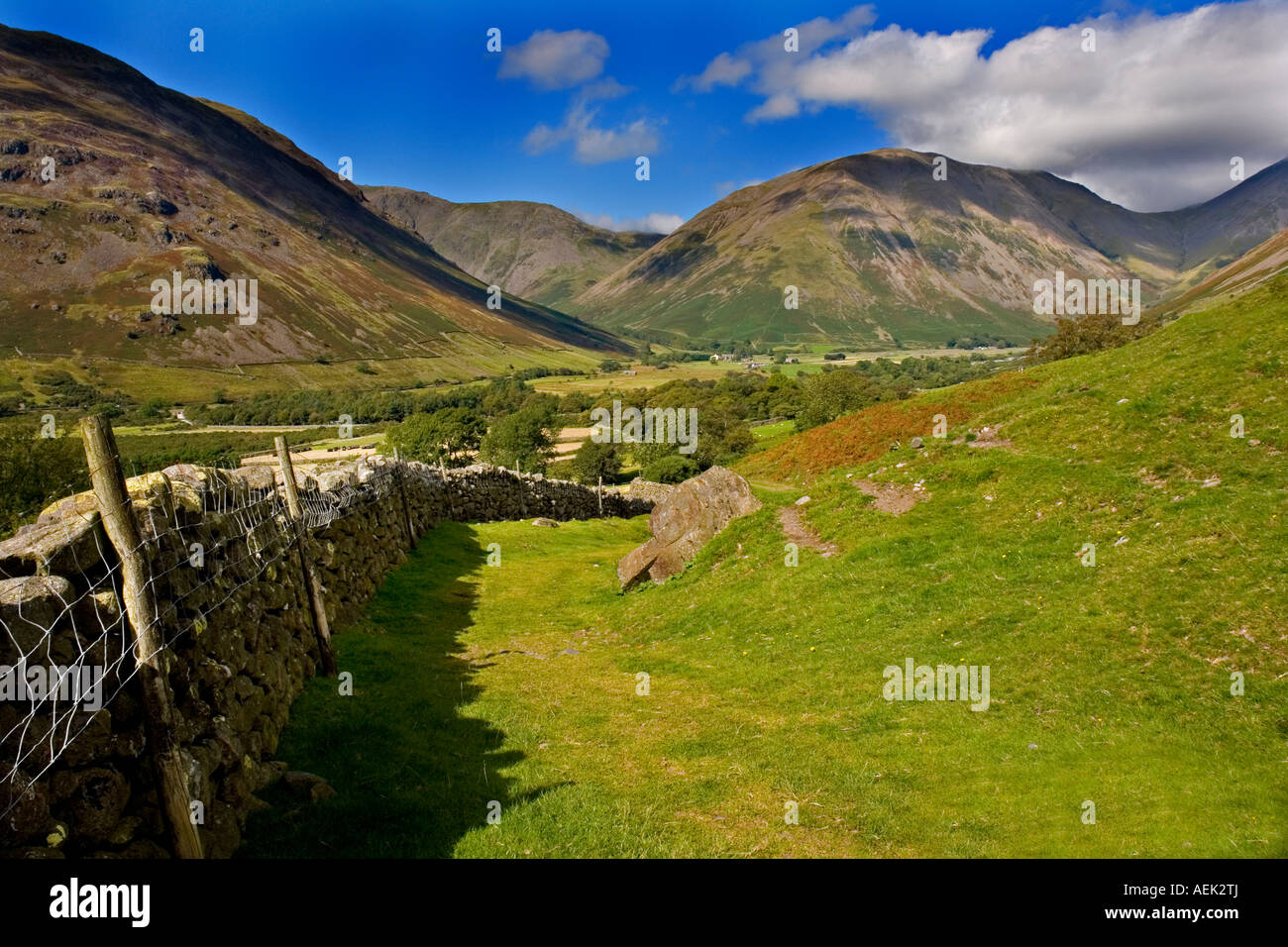 The eskdale valley in the English Lake District Stock Photo - Alamy