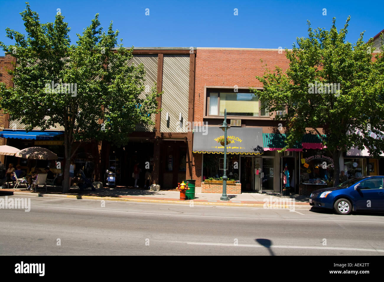 Main street in downtown Traverse City Michigan Stock Photo - Alamy