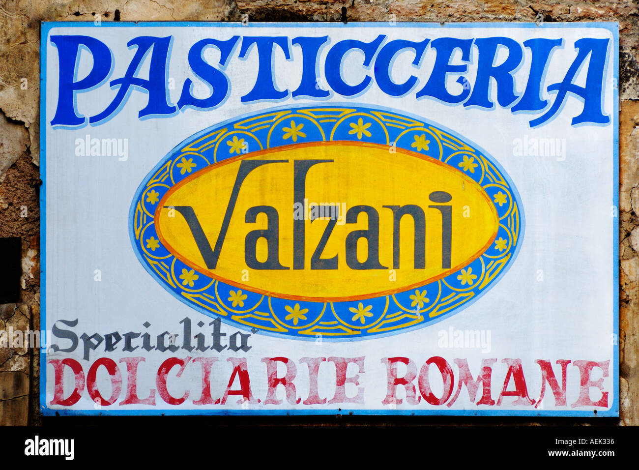 Italy, Rome, Sign Stock Photo - Alamy