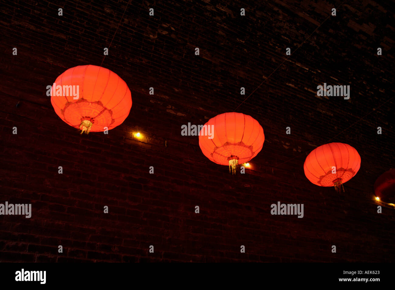 Lanterns in night hi-res stock photography and images - Alamy