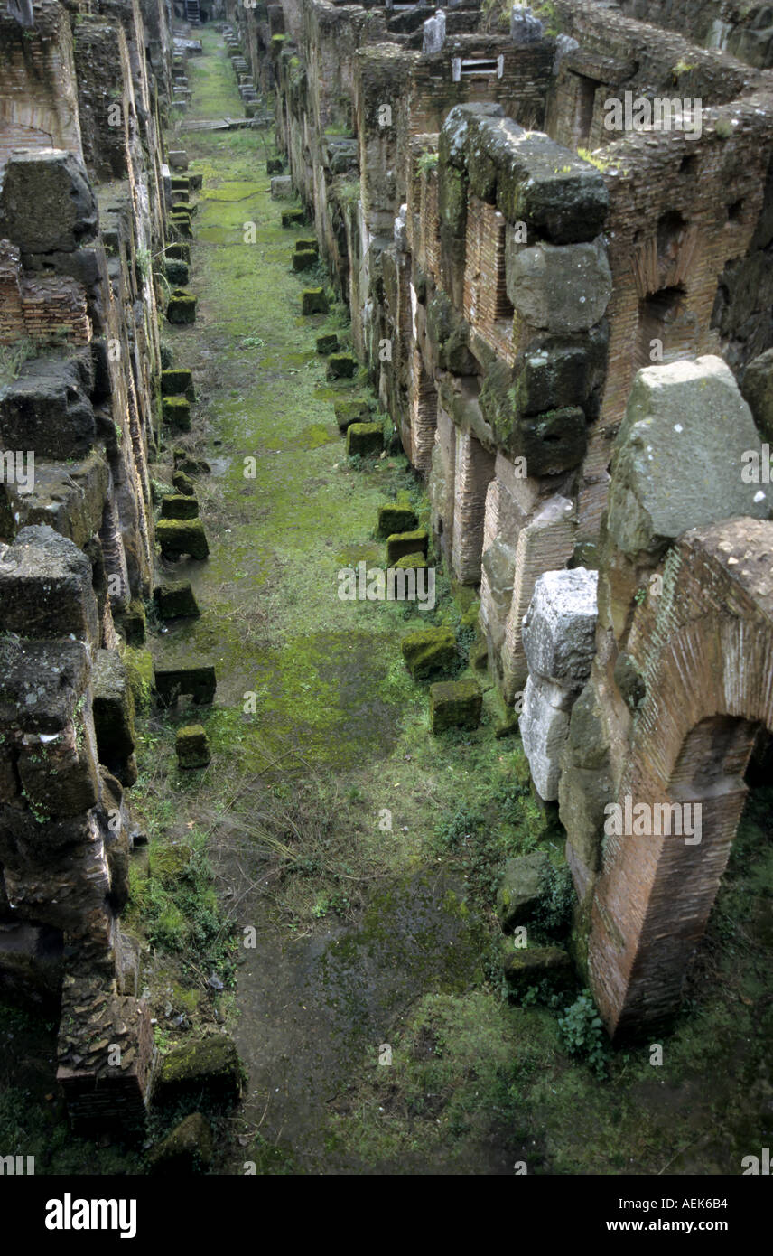 Italy Rome Inside The Coliseum Stock Photo - Alamy