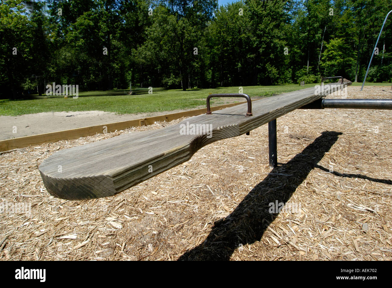 See Saw or teeter tauter equilibrium Stock Photo - Alamy