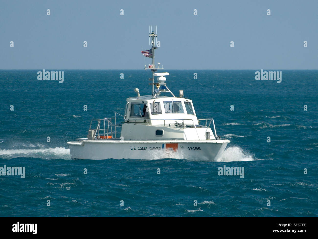Coast Guard Ship boat patrols the St Clair River between Canada and ...