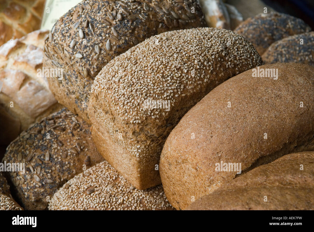 Loaf bread loaves of speciality bread. Homemade for a Farmers Market at ...