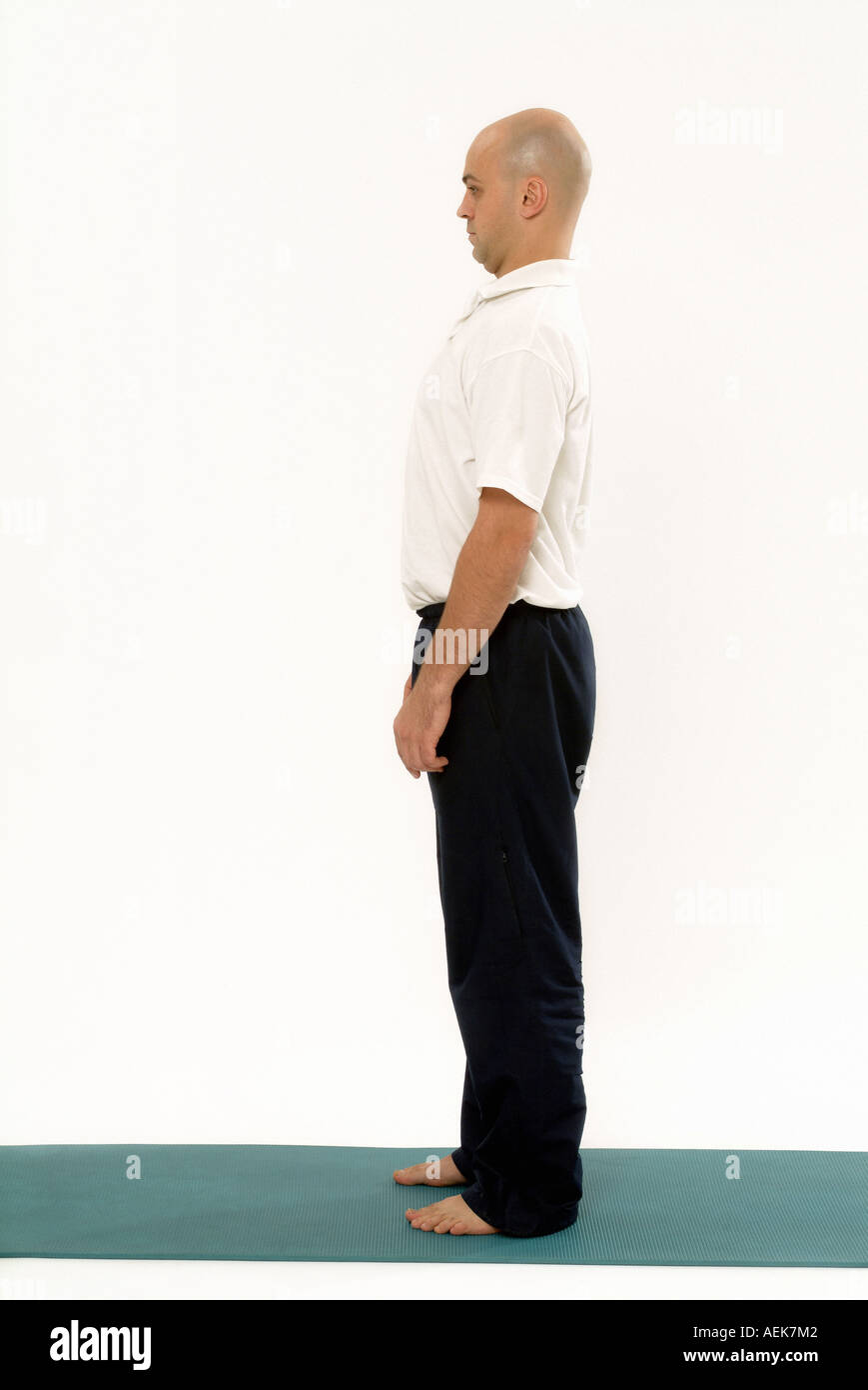 Muscle man standing straight hi-res stock photography and images - Alamy