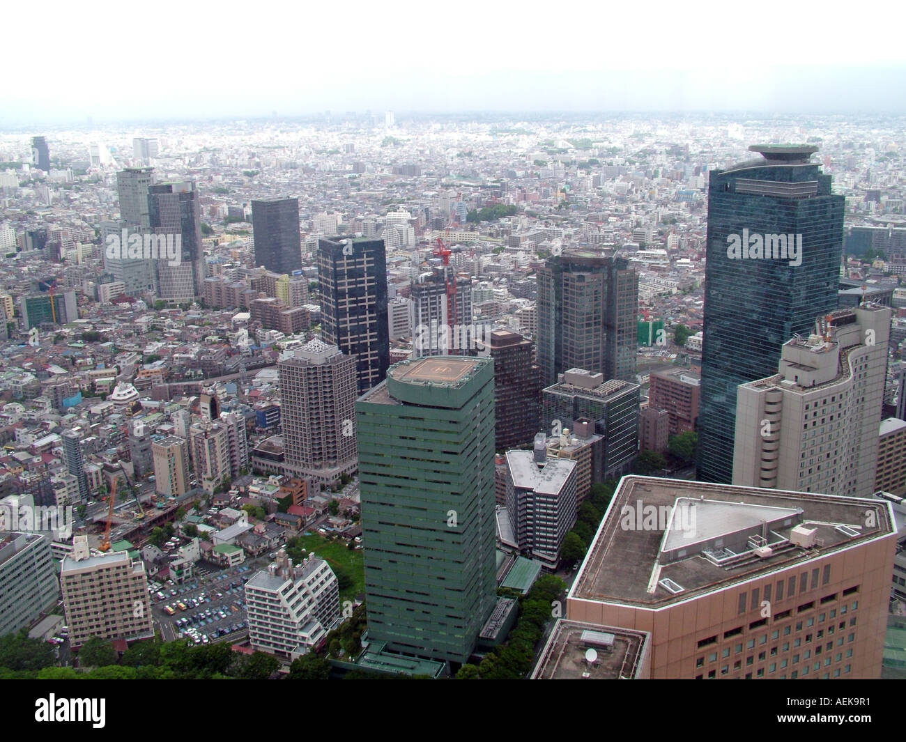 Tokyo Japan highrise property on the skyline of this capital city Stock ...