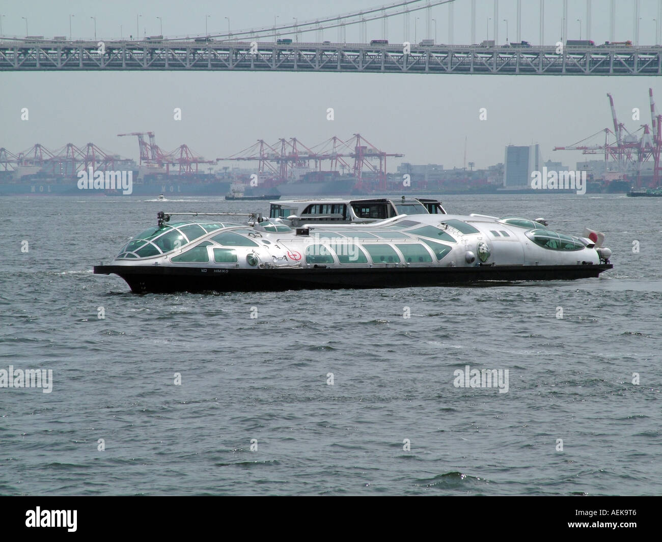 Water bus Himiko on Tokyo Bay Japan Asia Stock Photo - Alamy
