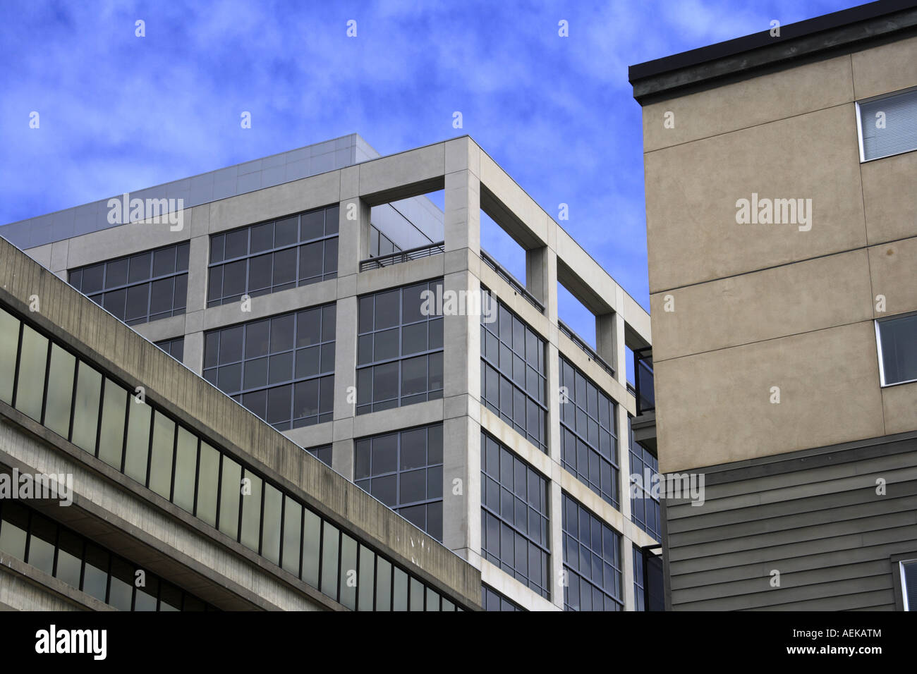 Modern architecture in a downtown area Stock Photo - Alamy