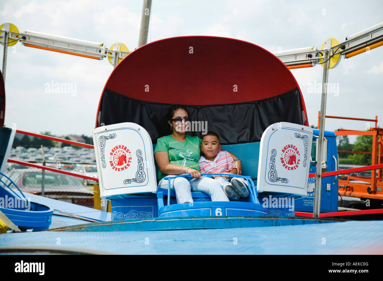 Carnival ride tilt a whirl hi-res stock photography and images - Alamy