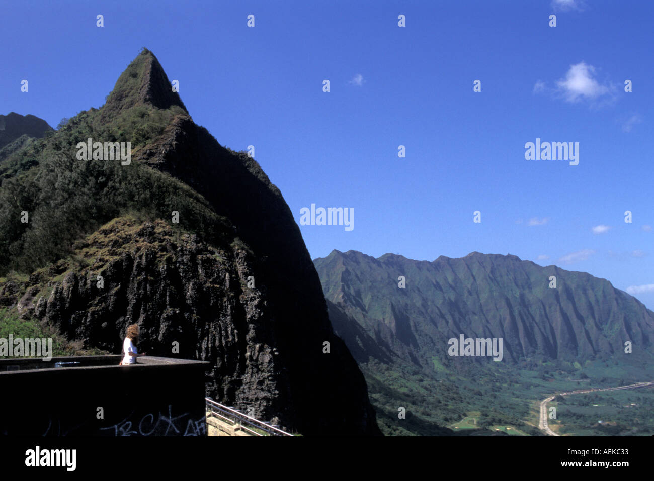 Nuuanu pali lookout hi-res stock photography and images - Alamy