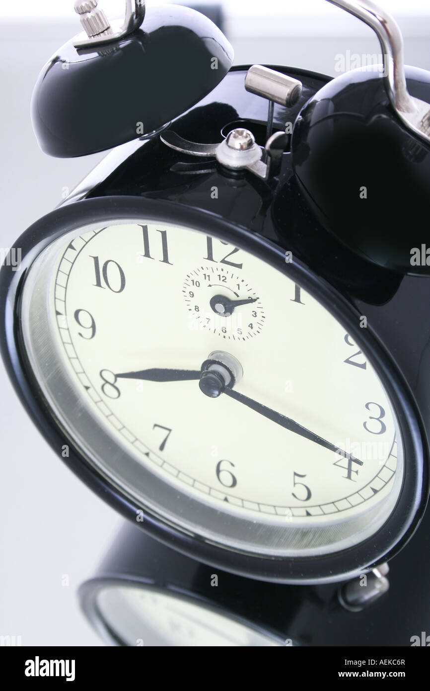 Classic alarm clock hands six hi-res stock photography and images - Alamy